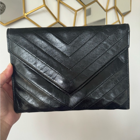 Yves Saint Laurent | Bags | Vintage Ysl Envelope Clutch | Poshmark